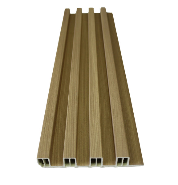 Flexstone Inc. | WPC Fluted Panels | Light Oak