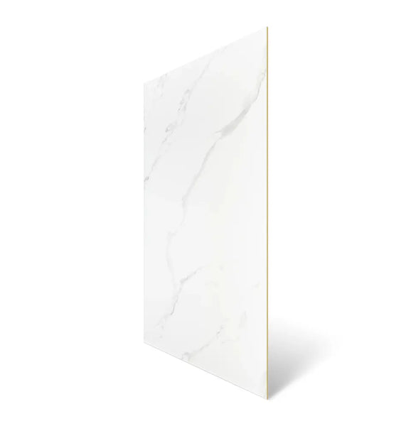 Calacatta White PVC Wall Panel 48x108 | Direct to Stud Installation ...