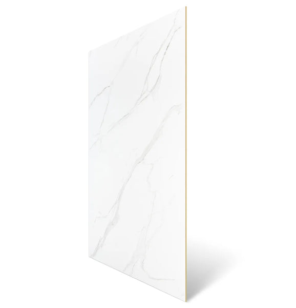 Flexstone PVC Wall Panels | White With Grey Veins – Flexstone Inc.