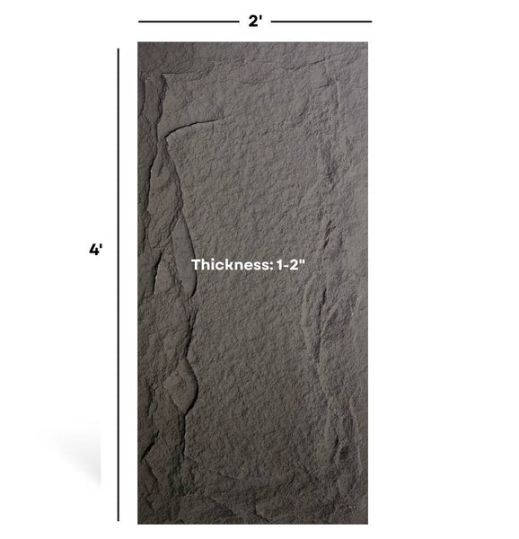 Flexstone PU Faux Stone Panels | Dark Grey – Flexstone Inc.