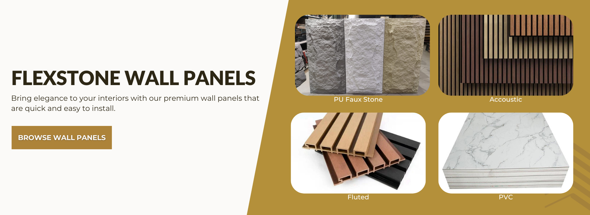 FlexStone | Explore PVC, Acoustic, Fluted & Slat Wall Panels ...
